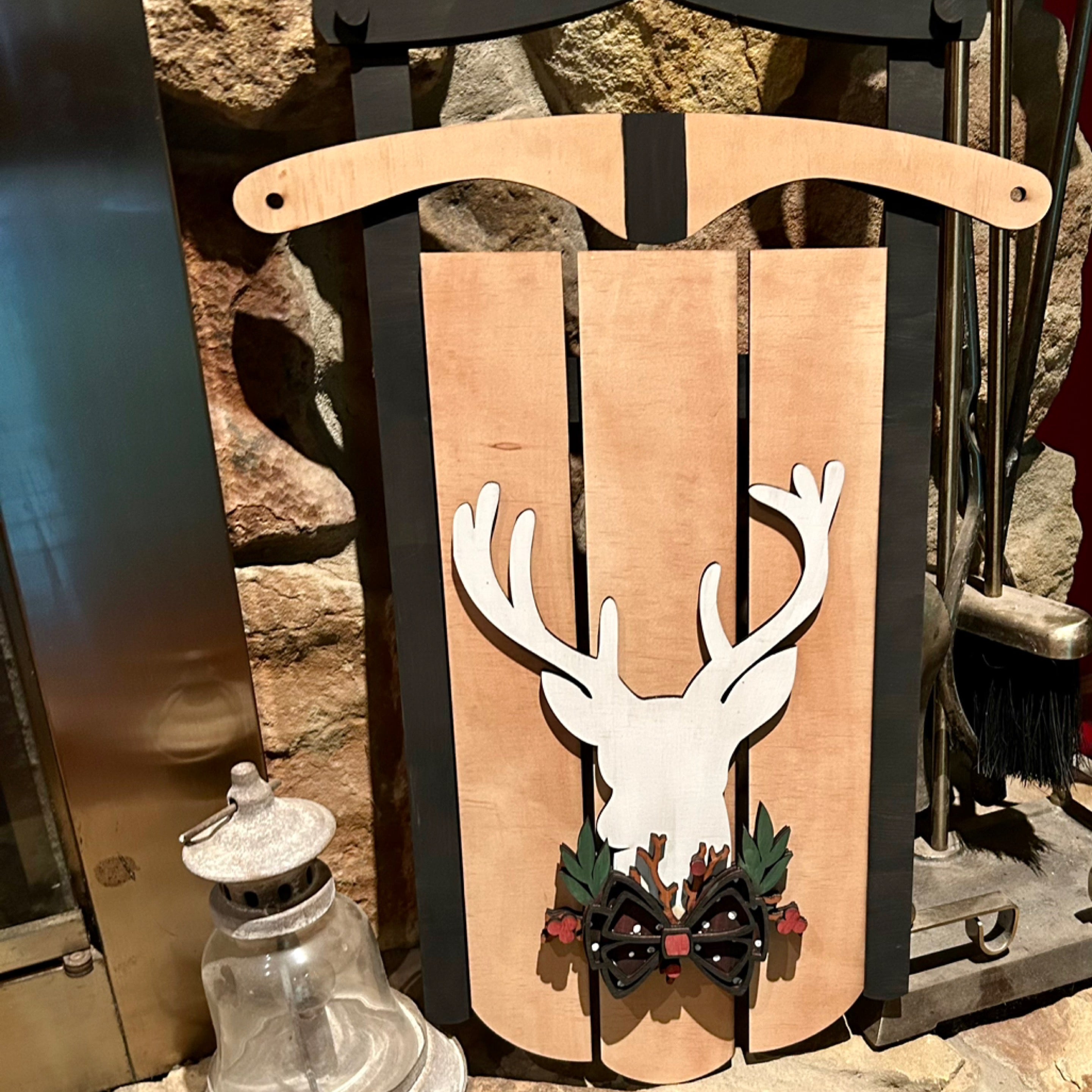 Deer Sled Leaner | Deer Path Designs